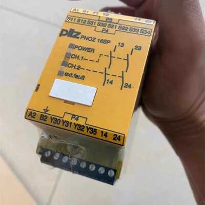 议价pilz安全继电器 PNOZ 16SP ,订货号777076,全新未原装