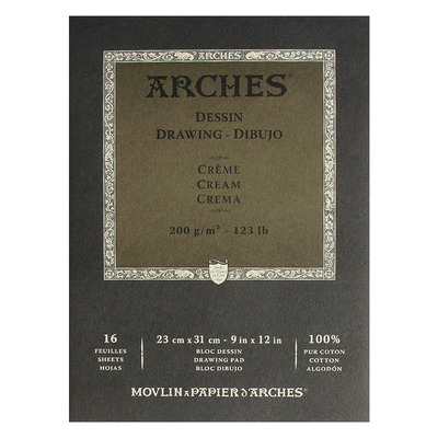 法国Arches阿诗素描本单面封胶