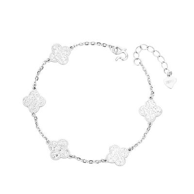 顺庆银楼女足银999皓喜手链