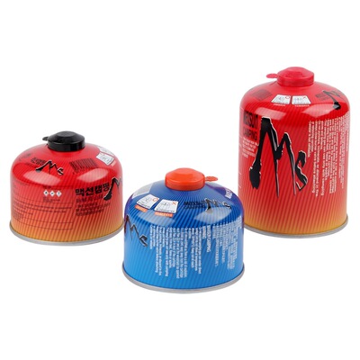 脉鲜户外扁气罐便携式高山高原野外野炊野营炉具瓦斯丁烷燃气包邮