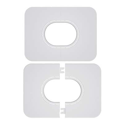 变径款50下水管墙排装饰盖遮挡倾斜管道墙面缝隙美化遮丑45°管洞