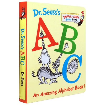 英文原版绘本 Dr. Seuss’s ABC 儿童英文学习纸板书 苏斯博士的ABC An Amazing Alphabet Book 廖彩杏书单 0-3岁进口早教图书
