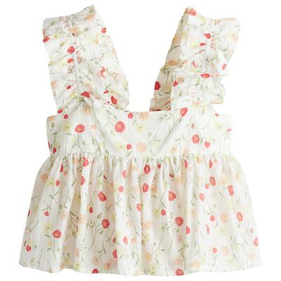 HM背心吊带春季褶饰裙式下摆背心1282166