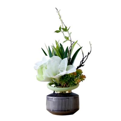 仿真花高档玄关边几书房摆件果实