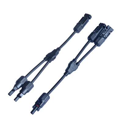 立得MC4光伏Y型三通并联国标线缆