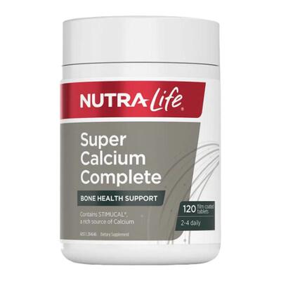 NutraLife纽乐新西兰进口专利牛骨钙片柠檬酸钙维生素D3K2钙镁锌
