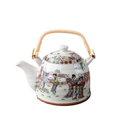 茶壶套装家用客厅茶具办公室泡茶会客整套现代简约中式陶瓷茶杯