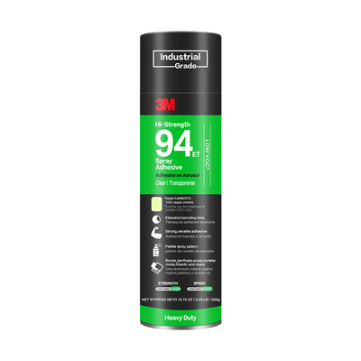 3M94ET喷胶高强度环保多种材料粘