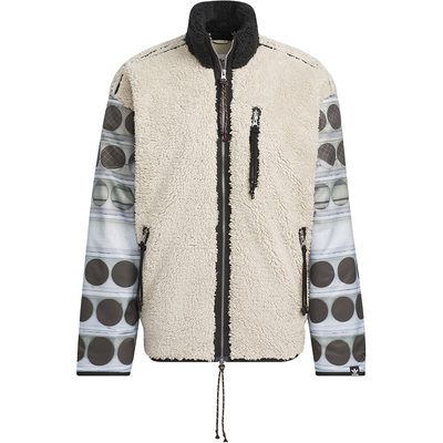 阿迪达斯加绒运动宽松夹克外套