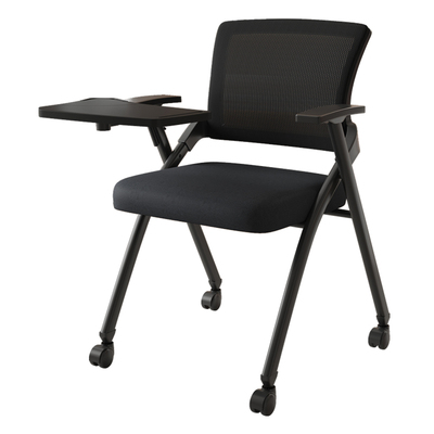 折叠培训椅带桌板会议椅带写字板桌椅一体会议室开会椅培训班椅子