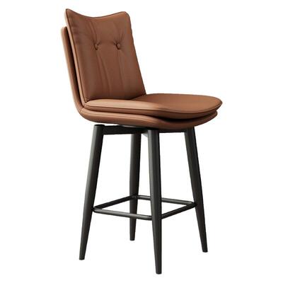 广宥轻奢铁艺前台家用厨房高脚凳