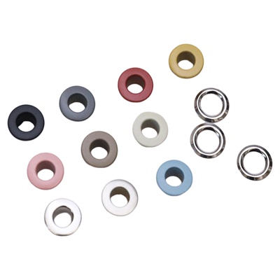 纯铜彩色平面气眼5mm6mm内径