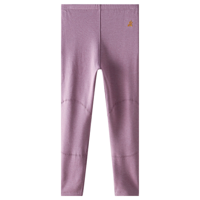 稻草人女童保暖裤打底裤儿童内穿秋裤德绒羊毛护膝单面磨绒秋冬季