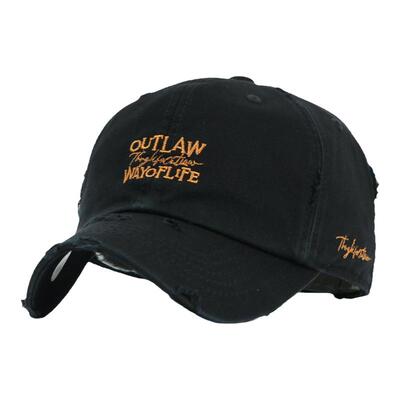 Flipper做旧街头时尚弯檐鸭舌帽