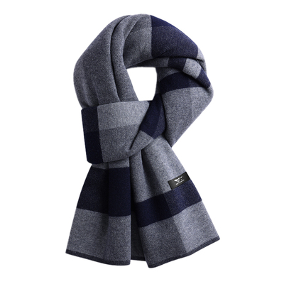 【100%羊毛】七匹狼羊毛围巾冬季