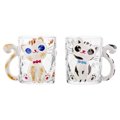 VIANNA卡通咖啡杯玻璃水杯伴手礼