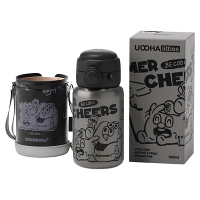 uooha悠饮保温杯不锈钢大容量