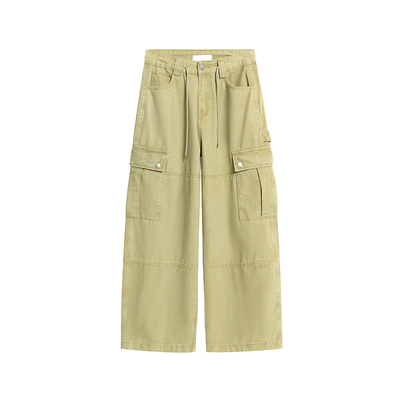 F383大口袋设计感工装裤