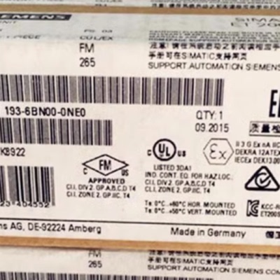 议价6ES71936BN000NE0西门子ET200AL接口模块6ES7193-6BN00-0NE0