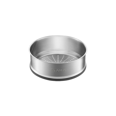 staub珐宝蒸笼食品级不锈钢蒸格蒸锅蒸屉蒸盘蒸架珐琅炖锅家用