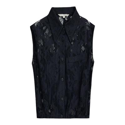 MEDECOO无袖通勤休闲薄款T恤