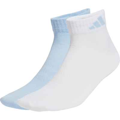 Adidas/阿迪达斯正品2025新款女士透气经典运动袜两双装JX5046