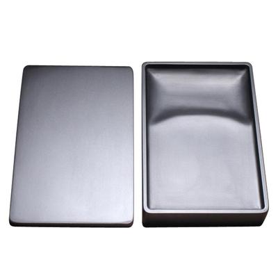 天然原石砚台带盖实用素砚