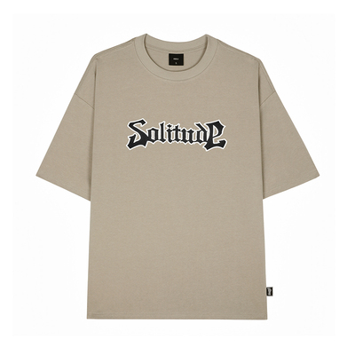 GWIT 重磅贴布刺绣美式街头夏季体恤半袖潮牌情侣纯棉短袖T恤男