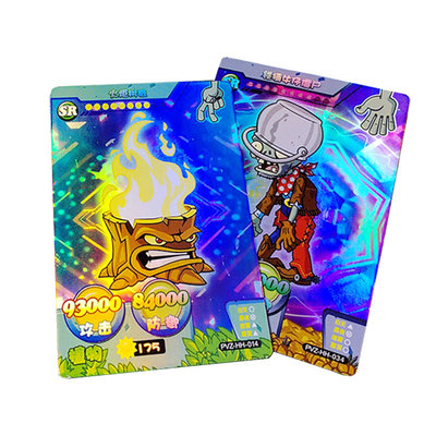 正版植物vs僵尸手机3d卡片闪卡