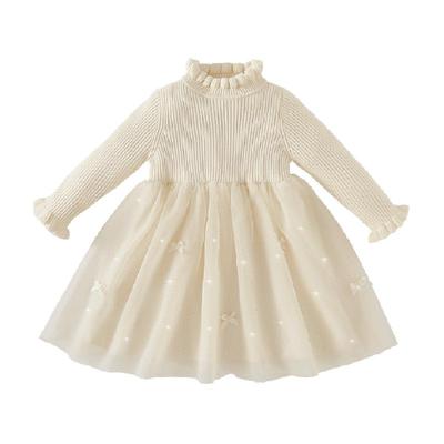 jellybaby女童秋冬加绒连衣裙