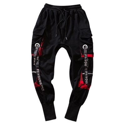 男士街头嘻哈百搭哈伦裤