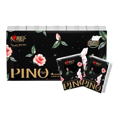 心相印4层玫瑰印花30包手帕纸