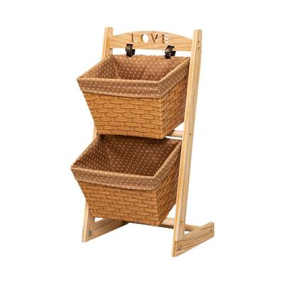 收纳架藤编筐吊篮玩具书报包邮