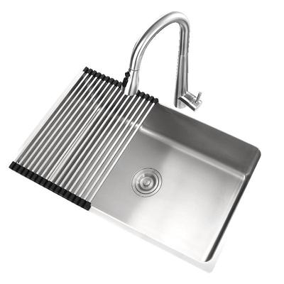 普乐美水槽304不锈钢单槽洗菜盆
