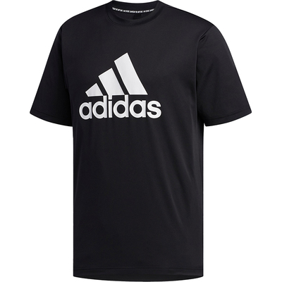 Adidas/阿迪达斯正品夏季新款男子运动简约休闲短袖FM5369