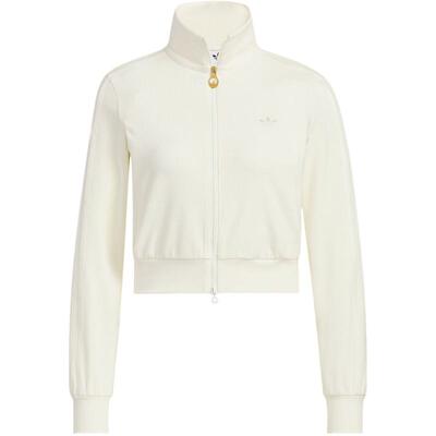 【自营】adidas阿迪达斯女子三叶草修身夹克短款针织外套KB5445