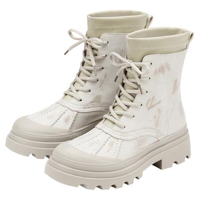 73hours英伦风厚底工装靴马丁靴