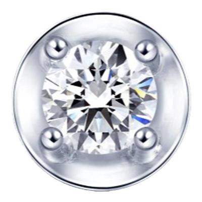 周生生钻石耳钉周生生