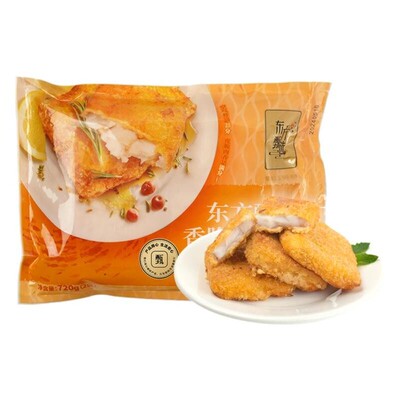 东方甄选香脆鳕鱼排720g8块/袋