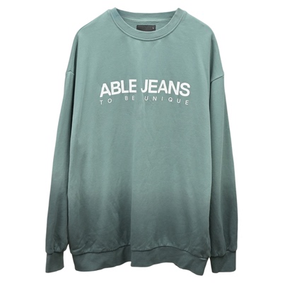 男女同款水洗渐变色卫衣休闲圆领