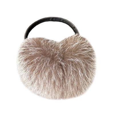 超大貉子毛耳捂伸缩加厚保暖耳罩