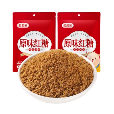 稻稻熊红糖调味饮品甘蔗食糖