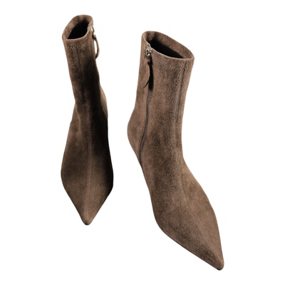 ALIASMAE尖头细跟显瘦气质短靴