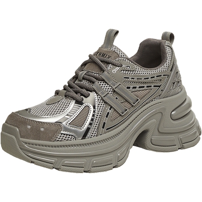 天美意复古厚底增高老爹鞋运动鞋女鞋子休闲鞋春季新款BK831AM5