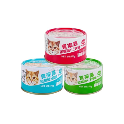 宝乐嘉白肉猫罐头170g12罐湿粮
