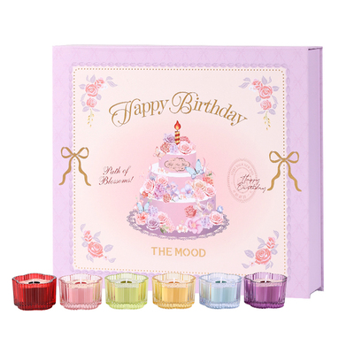 未知气味一路繁花生日蛋糕香薰蜡烛礼盒高级感送闺蜜生日礼物女生