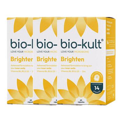 英国biokult百康百德开心菌益生菌缓解EMO焦虑 60粒/盒