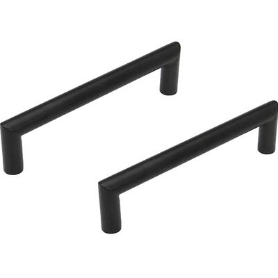 域堡哑黑304不锈钢柜子大拉手