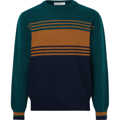 Pringle of Scotland男秋冬条纹羊毛针织衫