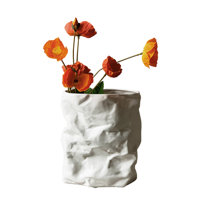 homeside褶皱花瓶北欧艺术摆件